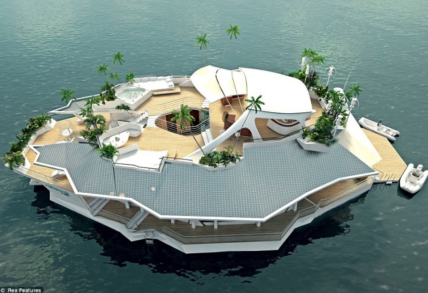 Bentuk Perahu Menyerupai Sebuah Pulau di Tengah Laut | Weyboo!