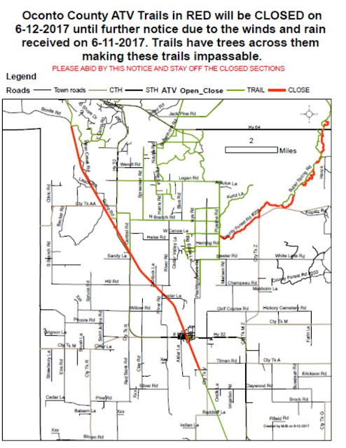 Oconto County » Trail Reports