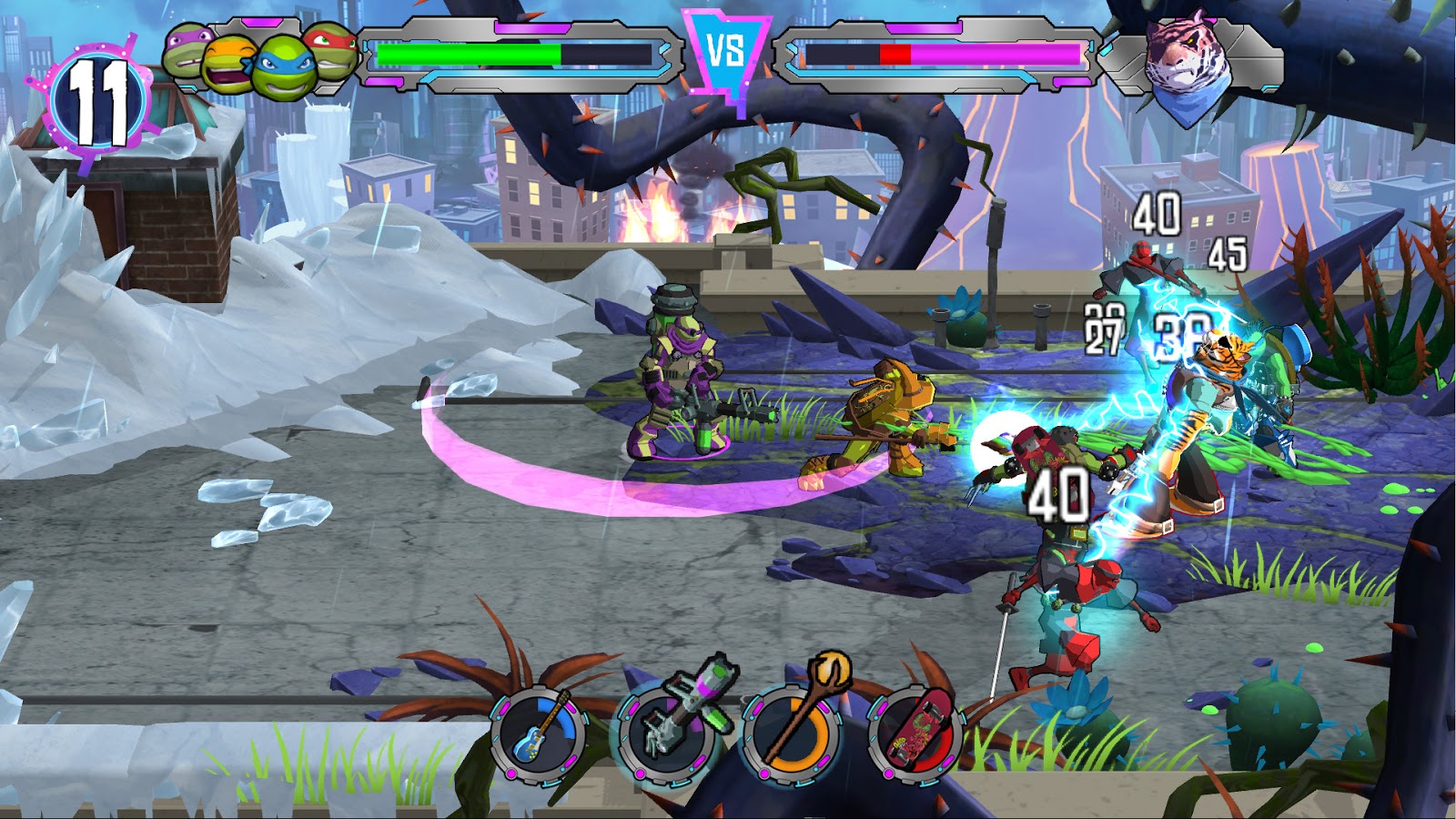 TMNT Portal Power MOD APK v222 (Premium/Free Paid) - Downcrush