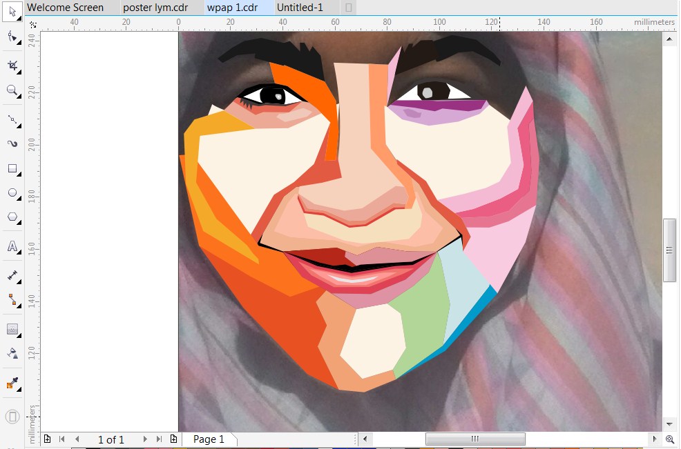 Tutorial Cara Membuat WPAP dengan Corel Draw