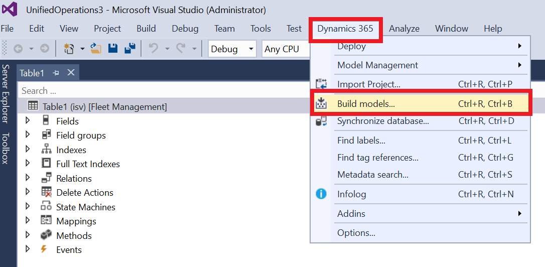 How to synchronize database in Dynamics 365?