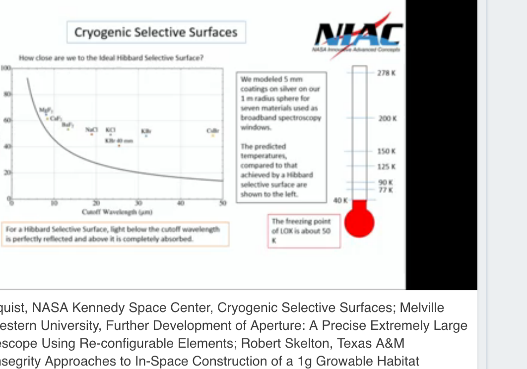 NASA NIAC - Cryogenic surface materials that would emit heat and get to ...