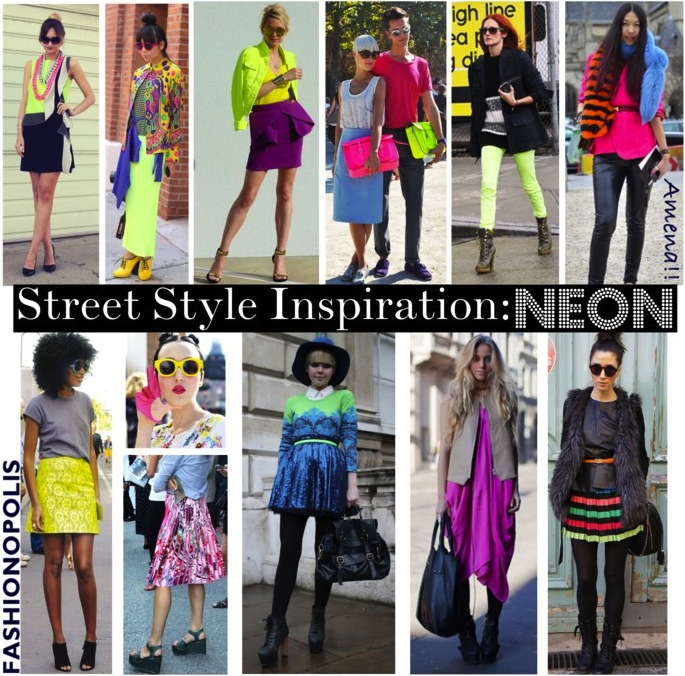 Street Style Inspiration: NEON!!! | Fashion Beauty and Lifestyle