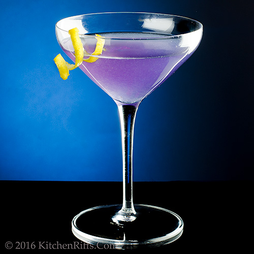 Kitchen Riffs: The Blue Moon Cocktail