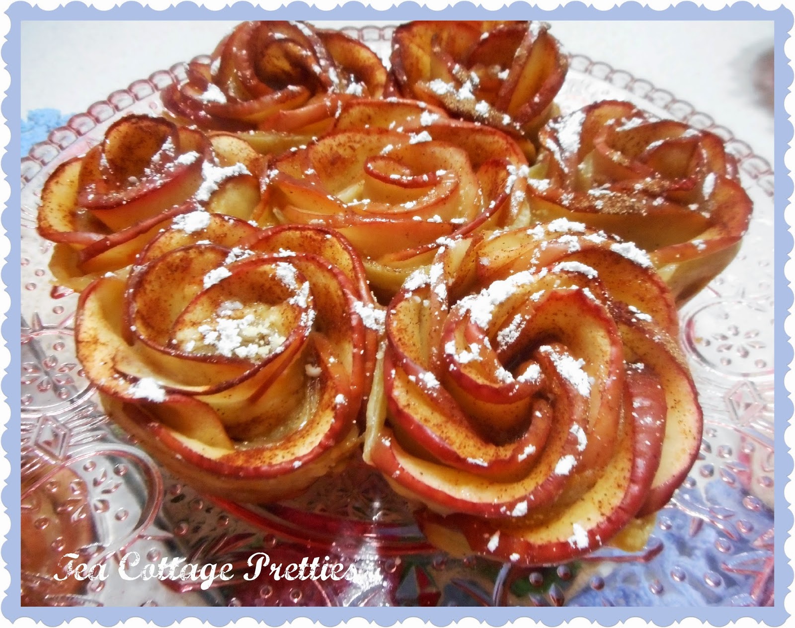 Tea Cottage Pretties: Apple Roses for Fall