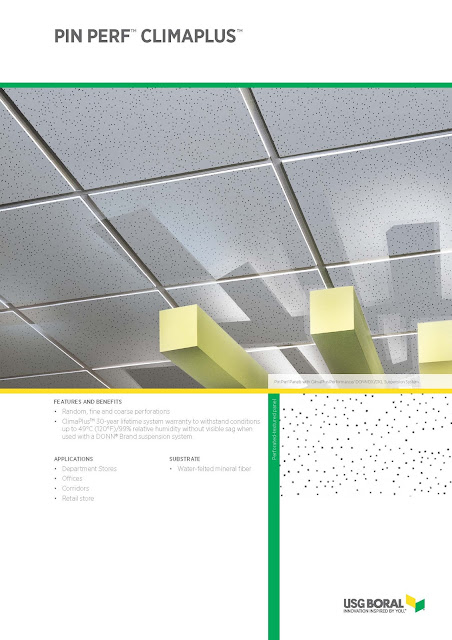 PIN PERF ™ CLIMAPLUS ™ - Gypsum Accoustic Jayaboard - Plafon dan ...