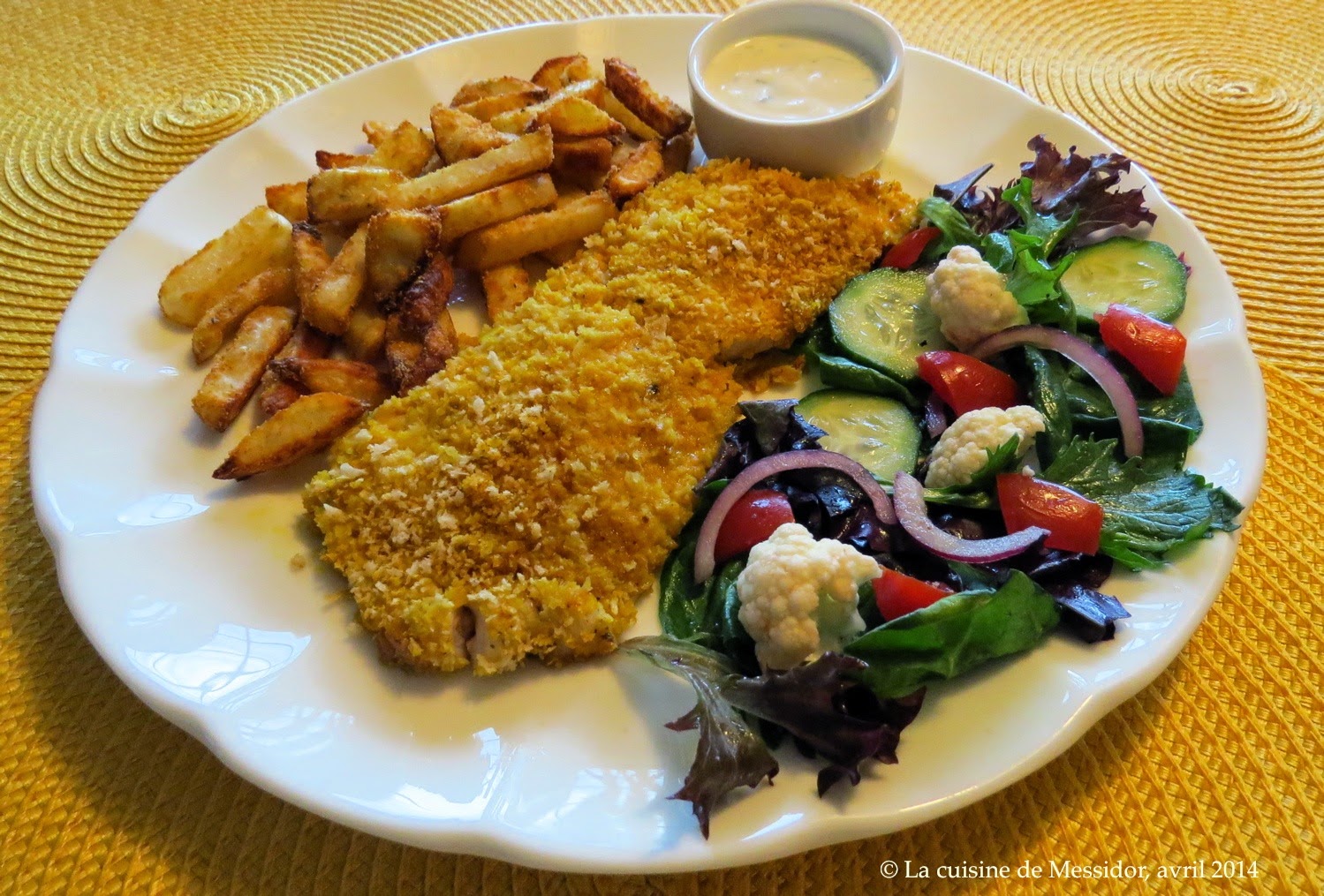La cuisine de Messidor: Filets de sébaste panés aux épices cajun
