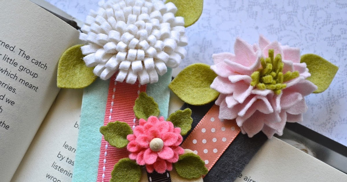 artful notions: Felt Bookmarks