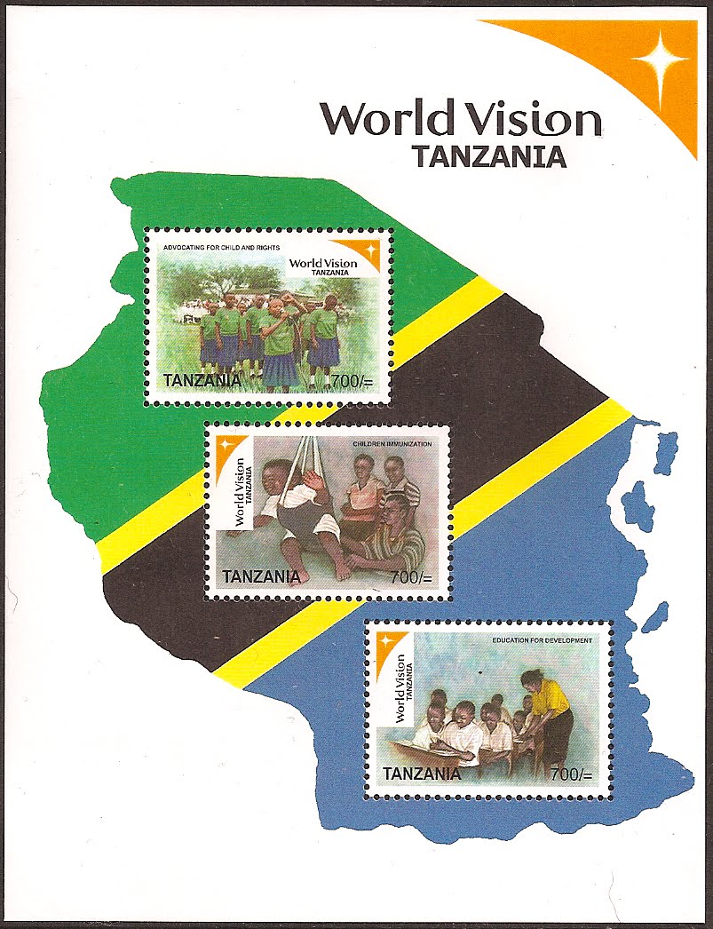 Commonwealth Stamps Opinion: Tanzania's 2003 And 2007 World Vision Issues.