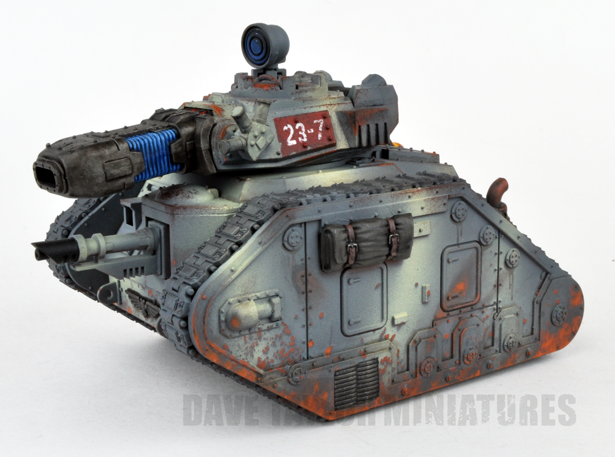davetaylorminiatures: Steel Legion Tank Detailing - Heroes of Armageddon
