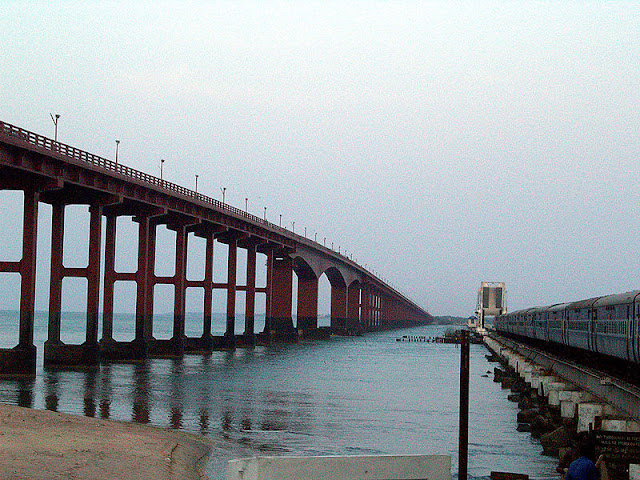 Tamilnadu Tourism: Pamban Road Bridge (Annai Indira Gandhi Road Bridge ...