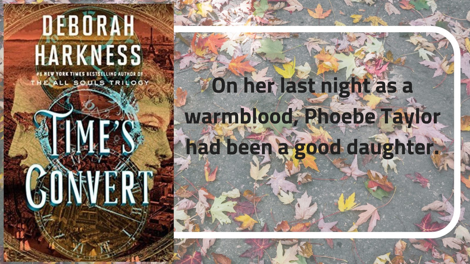 Time's Convert by Deborah Harkness ~ a Review | Girl Who Reads
