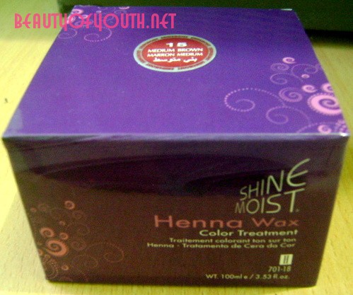 Shine Moist Henna Wax Color Treatment