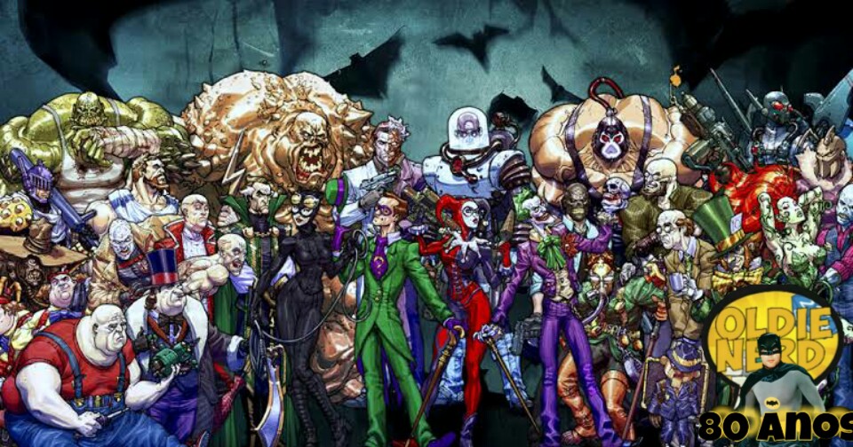 Os maiores inimigos do Batman - Oldie Nerd