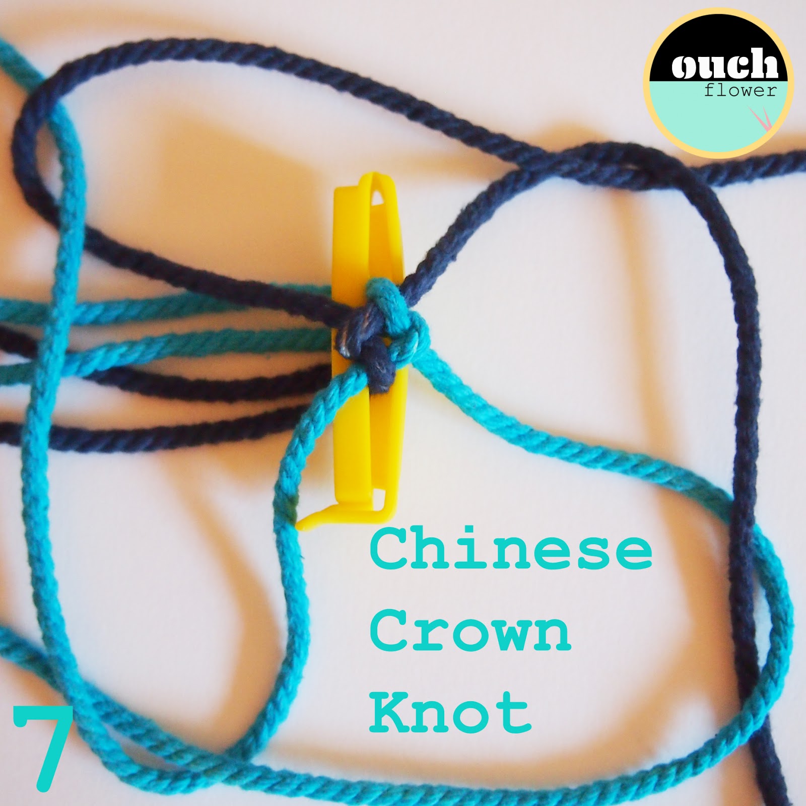 ouch flower: KNOT SCHOOL.....Knot #5