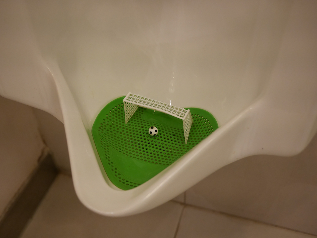 World Cup Spirit at Restaurants, Bars, and Urinals in Shenzhen, China ...