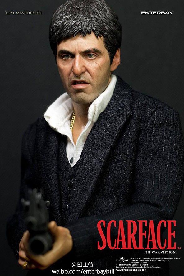 toyhaven: Enterbay 1/6 Real Masterpiece Scarface War Version Preview