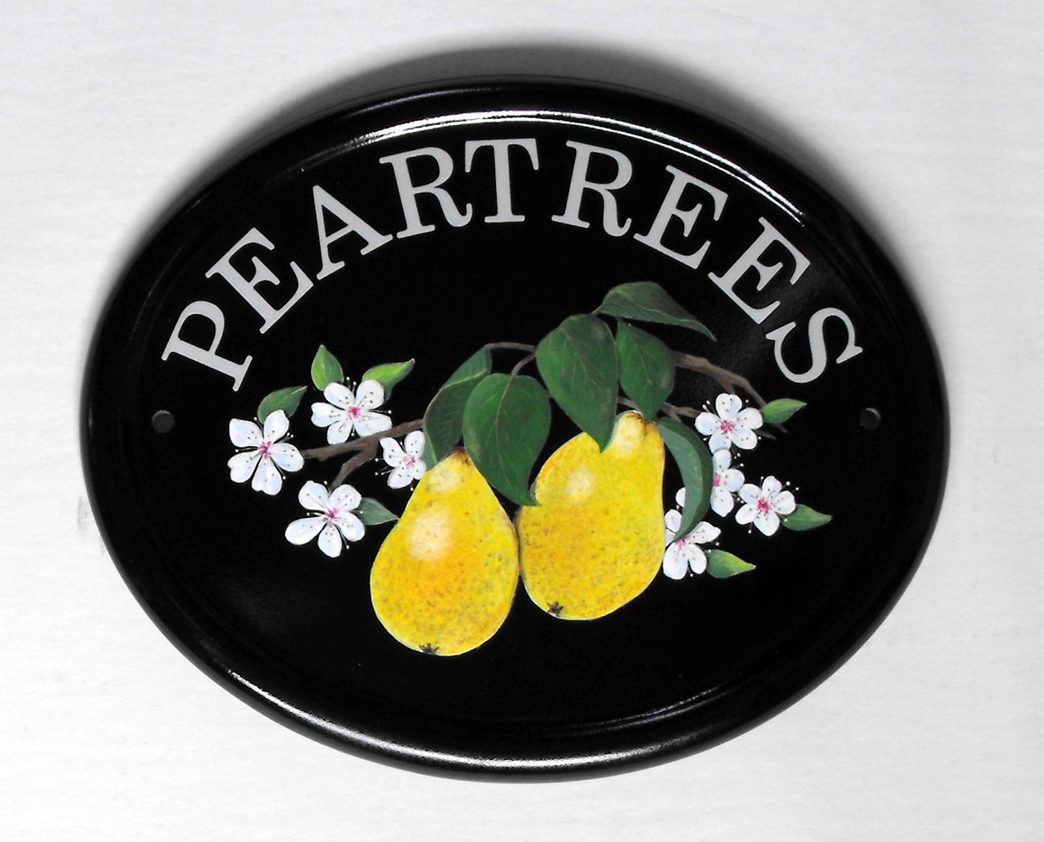Pictorial House Signs from Yoursigns Ltd: House sign depicting ripe pears