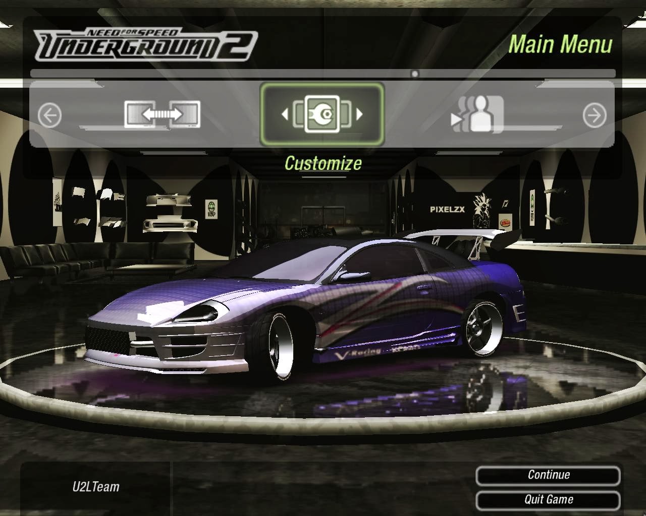 Vinyl Eclipse GTS Velozes e Furiosos2 ~ Need For Speed Underground 2