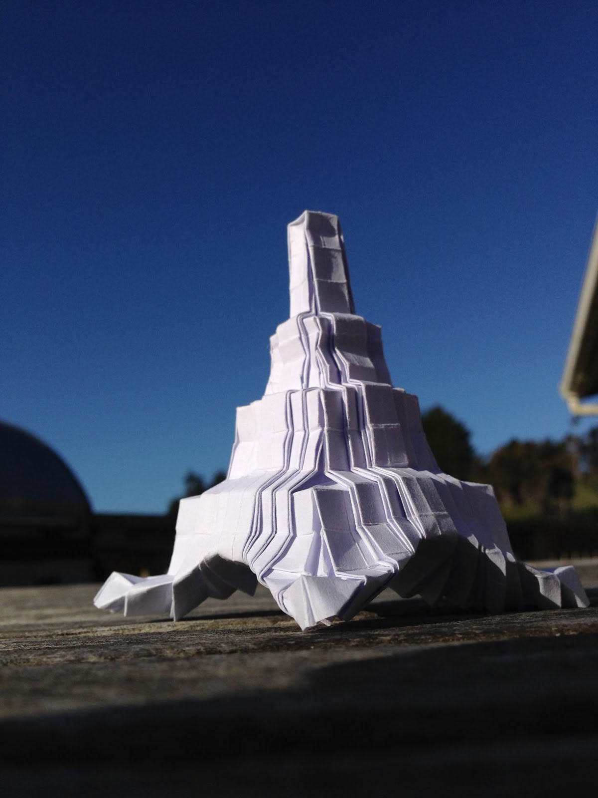 JoeOrigami: Origami Eiffel Tower