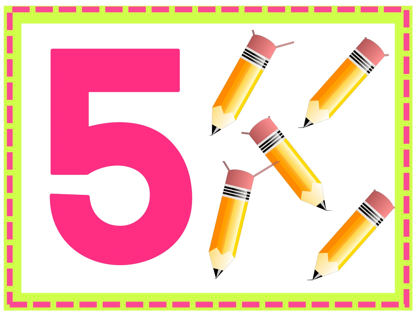 Números Cards coloridos e ilustrados para relacionar o número a ...