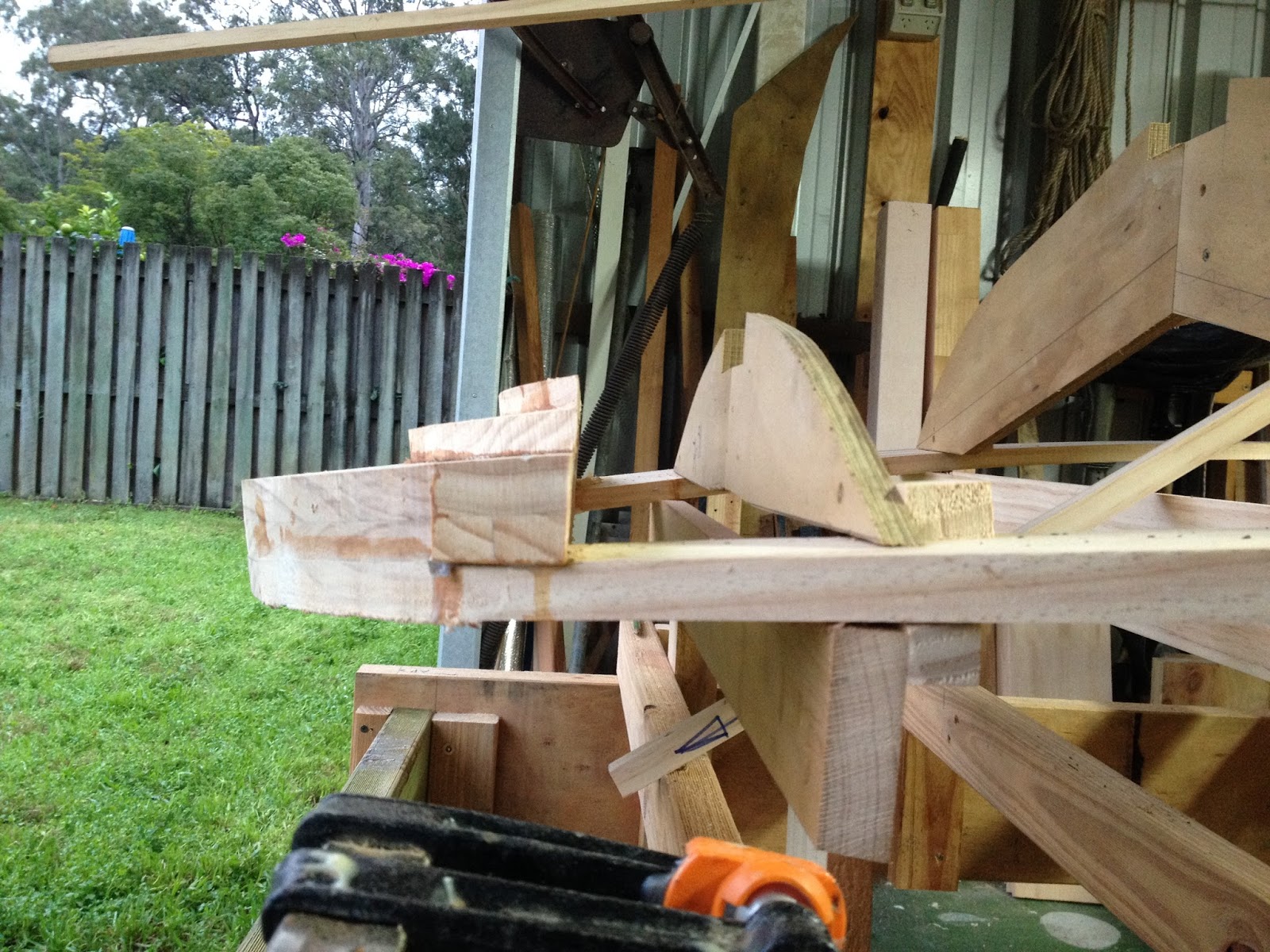 Dave's Fantail Launch Build: Stern Block, Inner Keel and Stem
