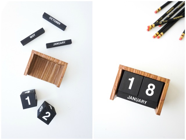 Decoración Fácil: DIY calendario Flip-clock