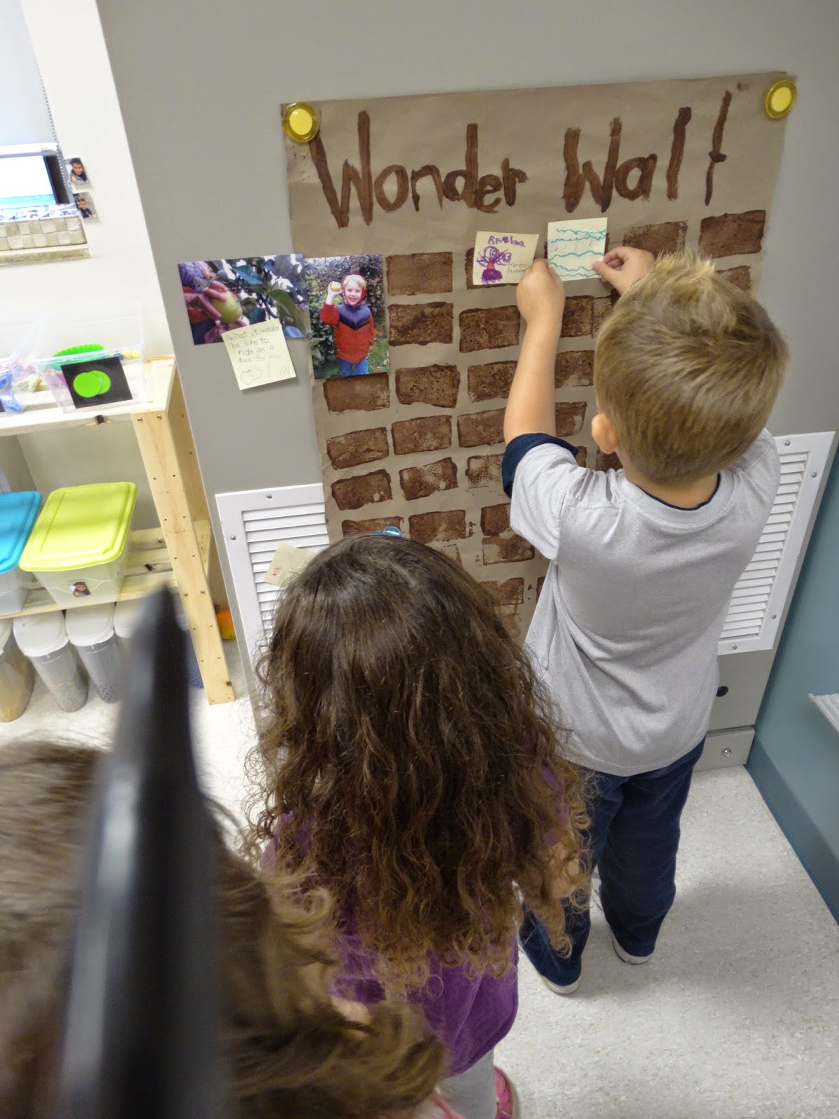 Thinking and Learning in Kindergarten: Wonder Wall