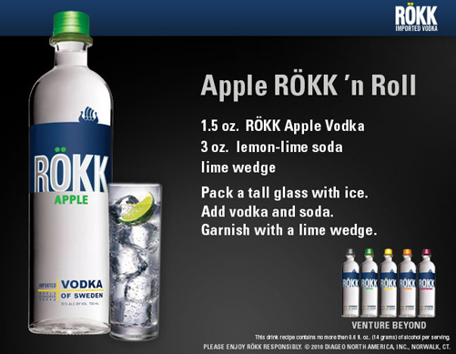 Rokk Recipes [Vodka] ~ MyBarHeaven | Nightclub Event Tickets