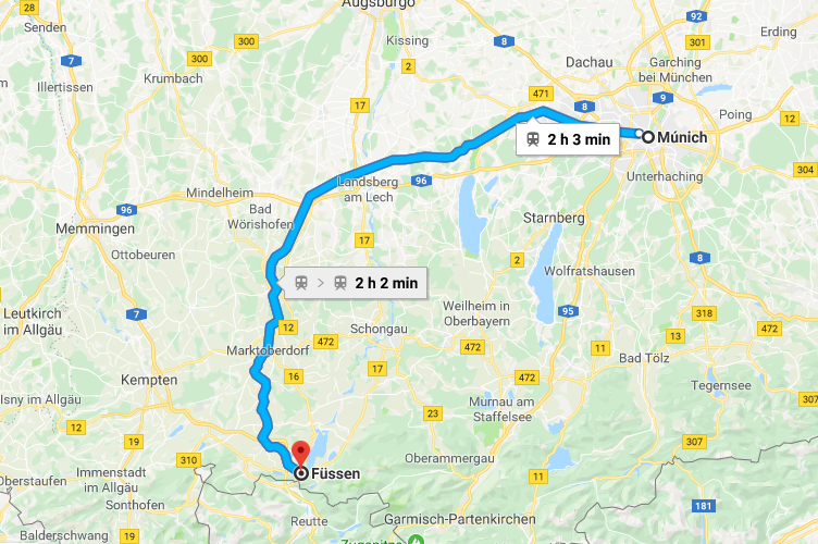 Visitar Füssen y el Castillo del Rey Loco (Neuschwanstein)