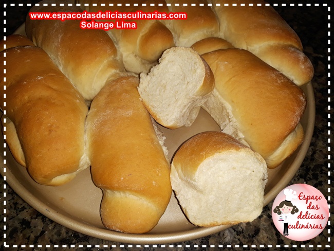 Pão salgado, sem leite e sem ovos, sovado a mão - Espaço das delícias ...