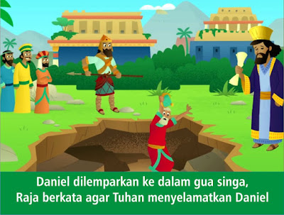Komik Alkitab Anak: Komik : Daniel di Gua Singa