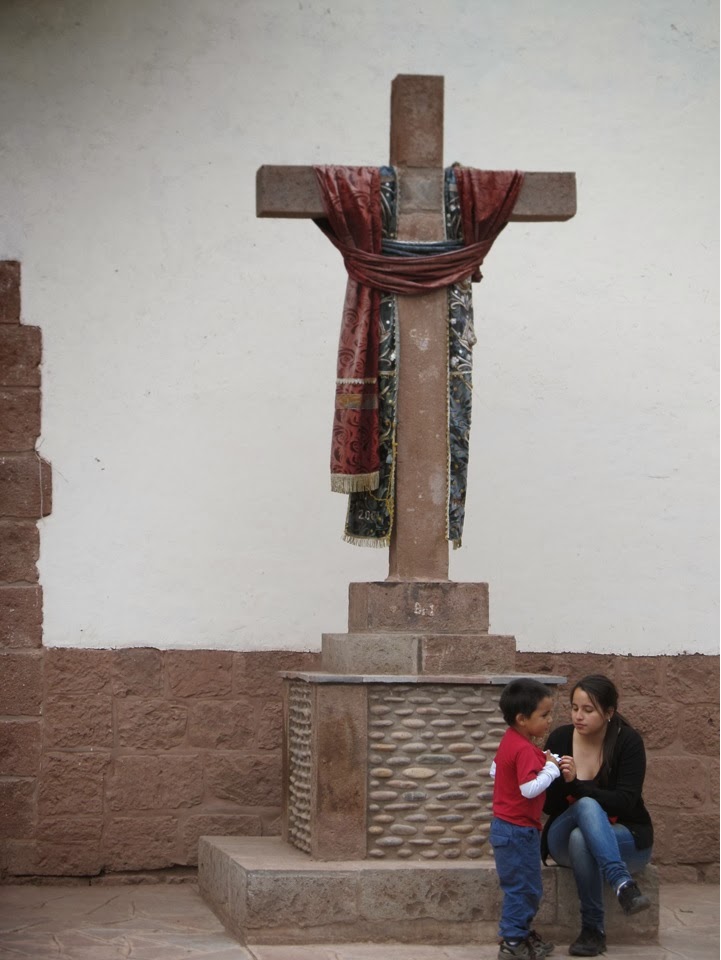El agradable pueblo de Lucre en el Cusco