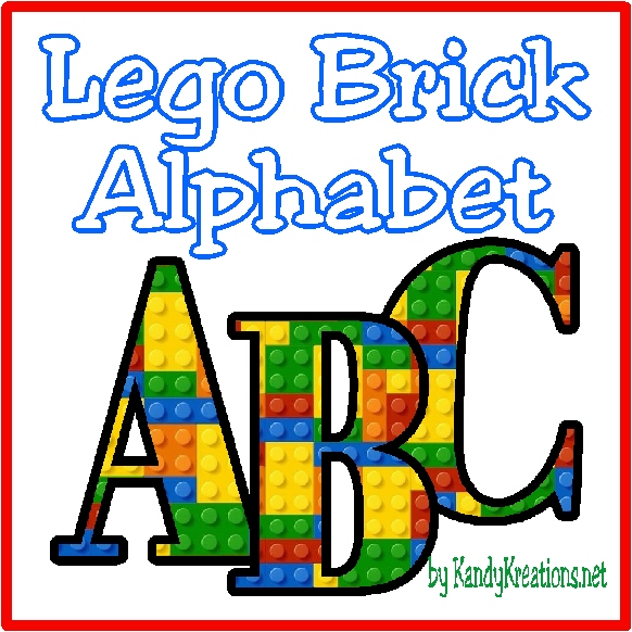 Lego Brick Alphabet