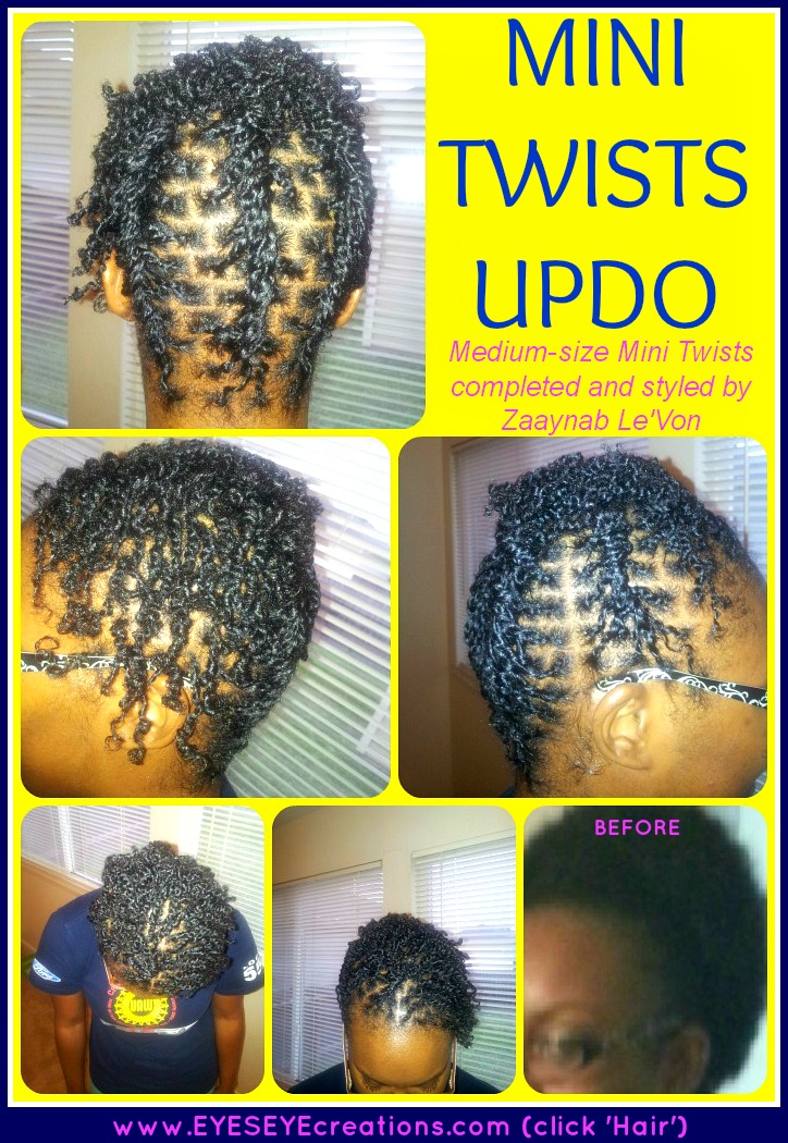 MINI TWISTS (2 STRAND TWISTS) - EYESEYE creations