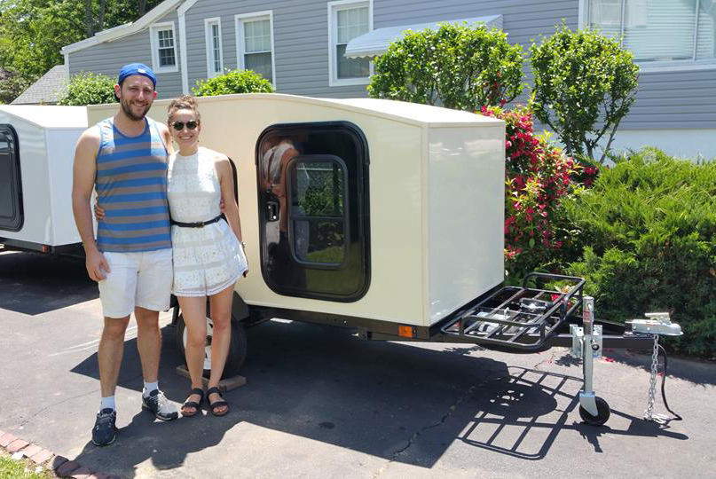 Tiny Yellow Teardrop: Featured Teardrop: My Mini Trailer