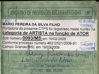 Primeiros Passos: Ator