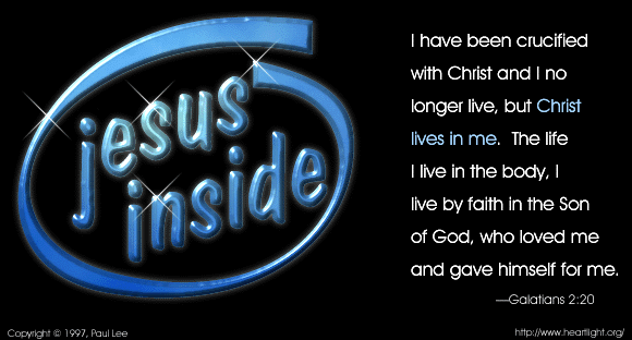 Blessed To Be A Blessing!: Christ Lives In Me