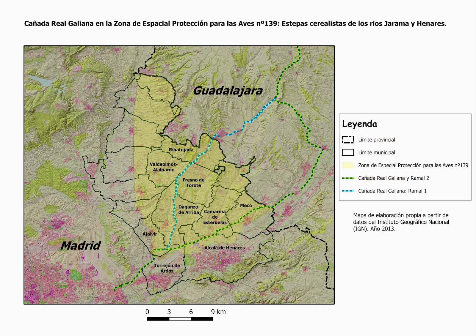 Por las estepas de los ríos Jarama y Henares.: La Cañada Real Galiana ...