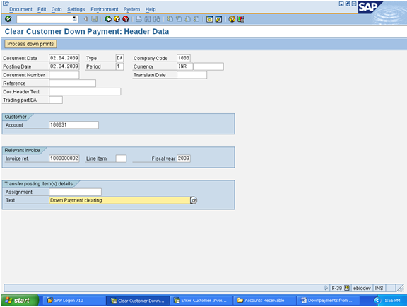Free SAP Training Manuals: T Code- F-29 / F-37/ FB70 / F-39 : SAP FI ...