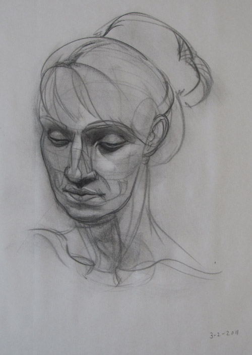 The Art of Steven Roberson: Head and Hand Study