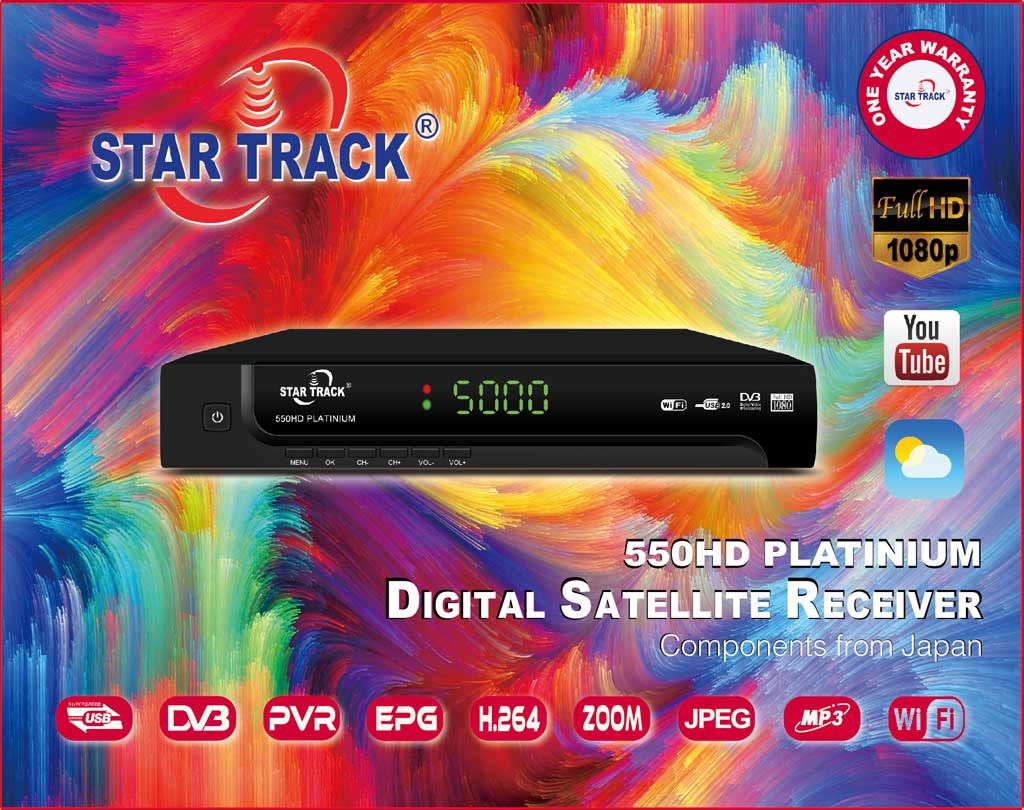 Star Track SRT 550HD PLATINUM Receiver Software, Tools - Mr-Dish