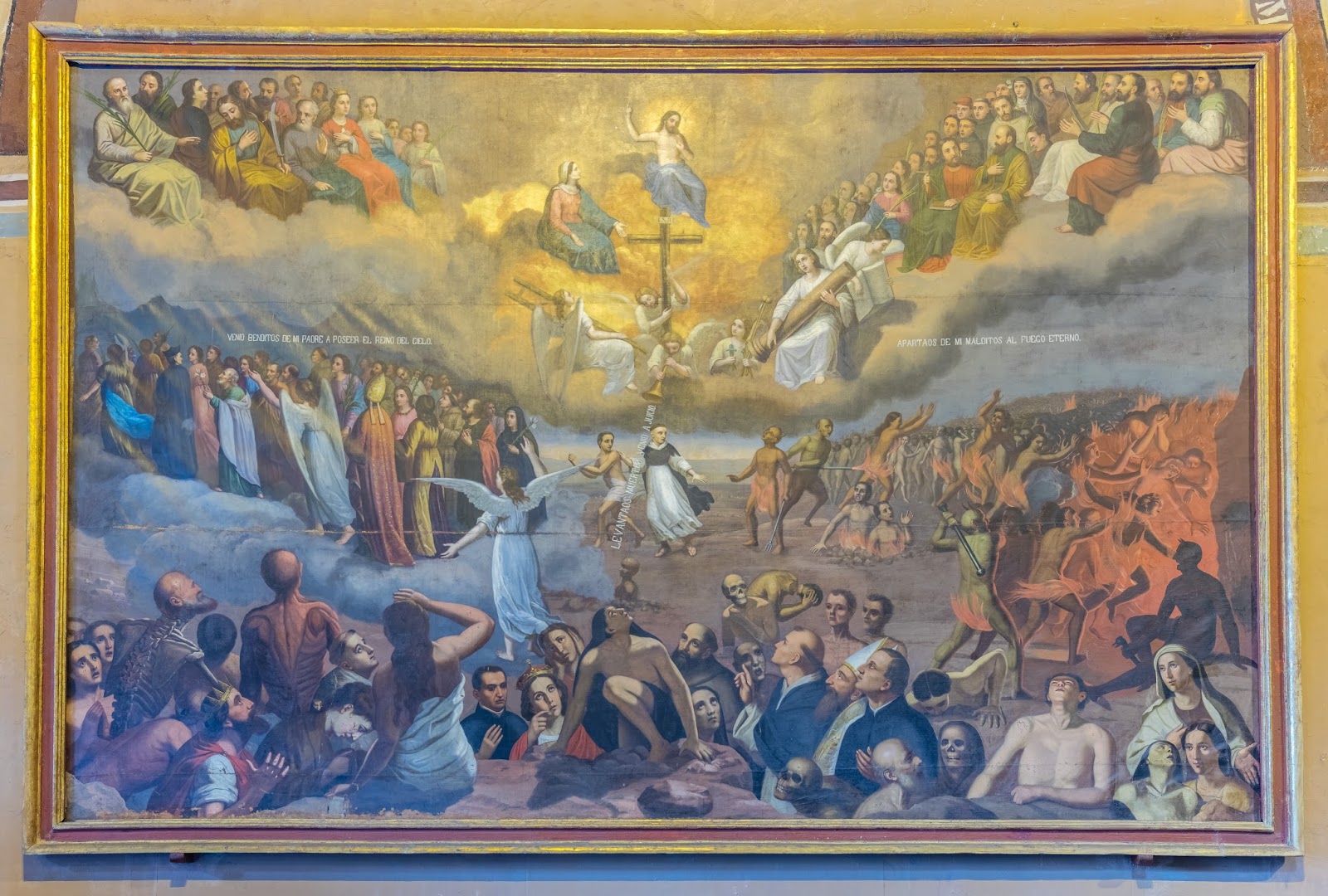 Cuadro del cielo y el infierno, Iglesia de la Compañía