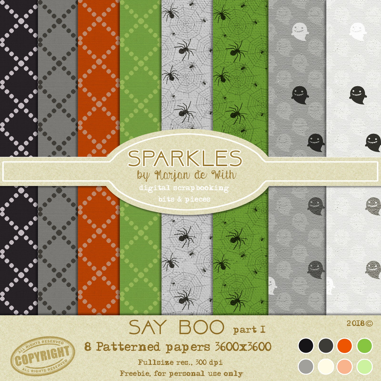 Sparkles by Marjan de With: Say Boooooo!
