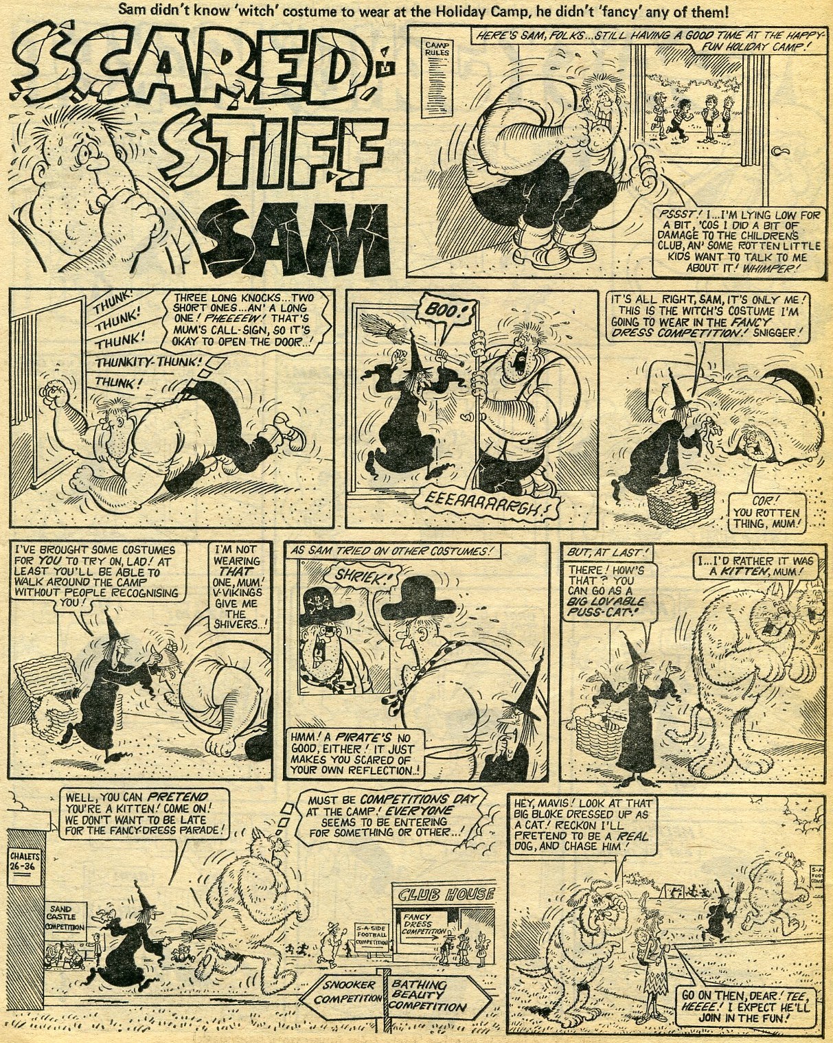 *KAZOOP !!: GUEST APPEARANCES AT SCREAM INN – SCARED-STIFF SAM