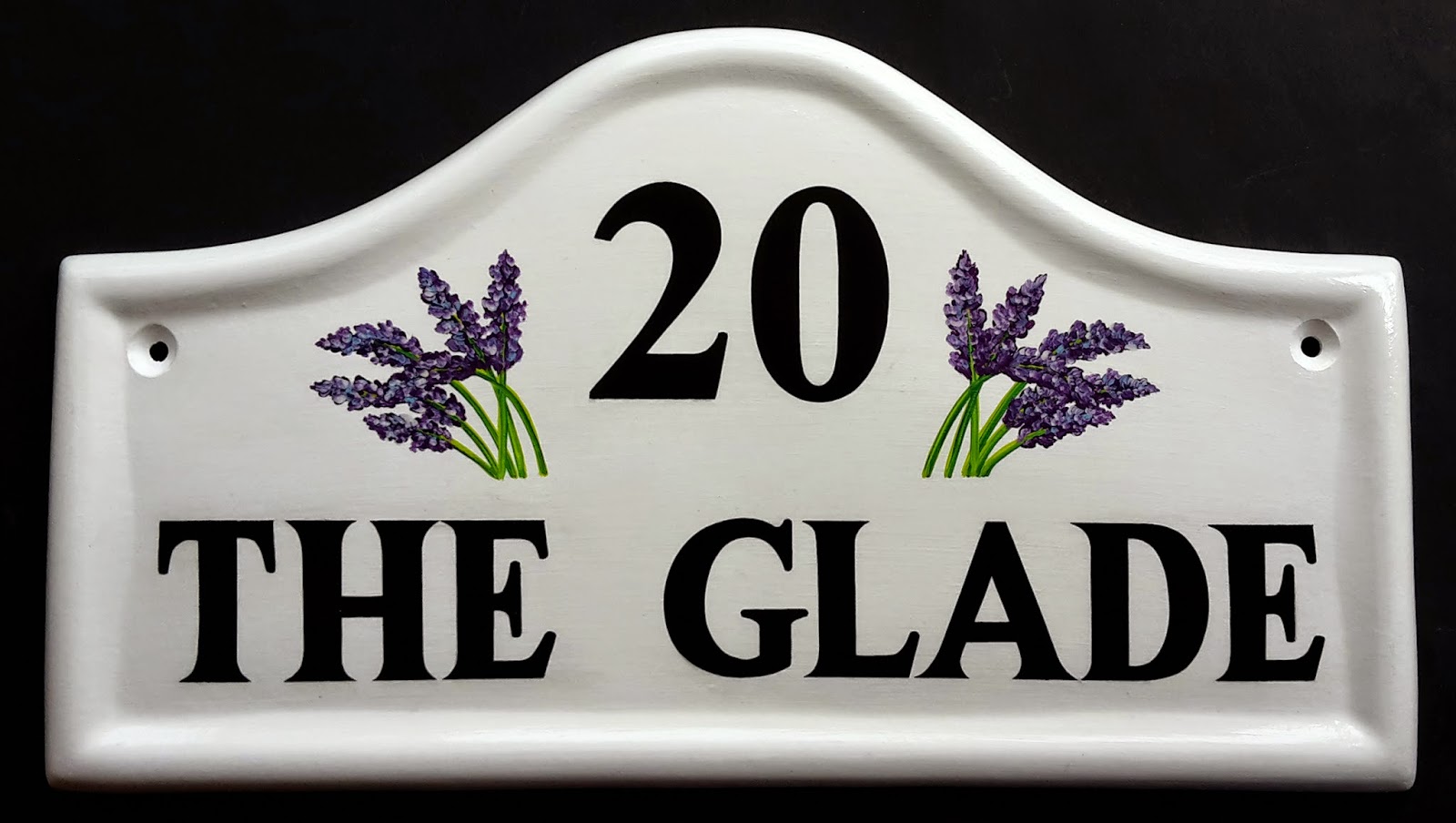 Hand Painted House Signs by Ceramic Art: House Signs Plaques Nameplates ...