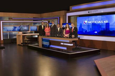 mikemcguff.com: Univision 45 KXLN unveils new set