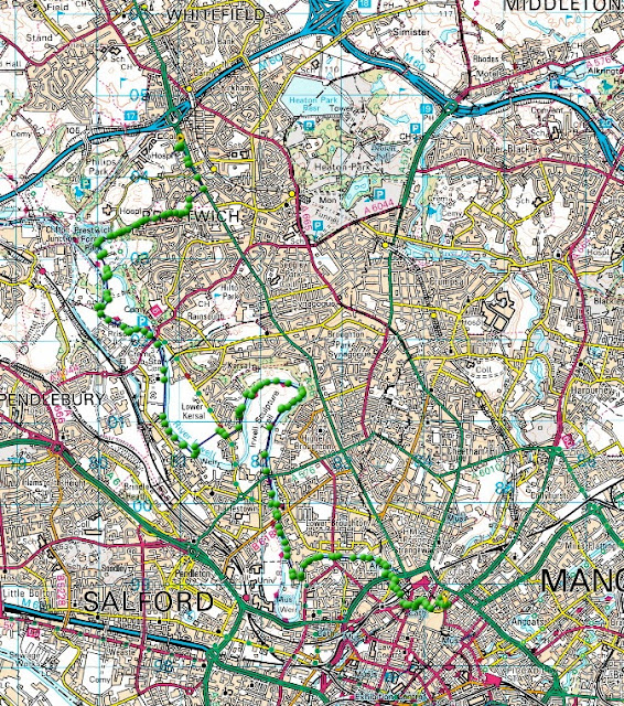 A Blog on the Landscape!: Prestwich to Manchester City Centre.