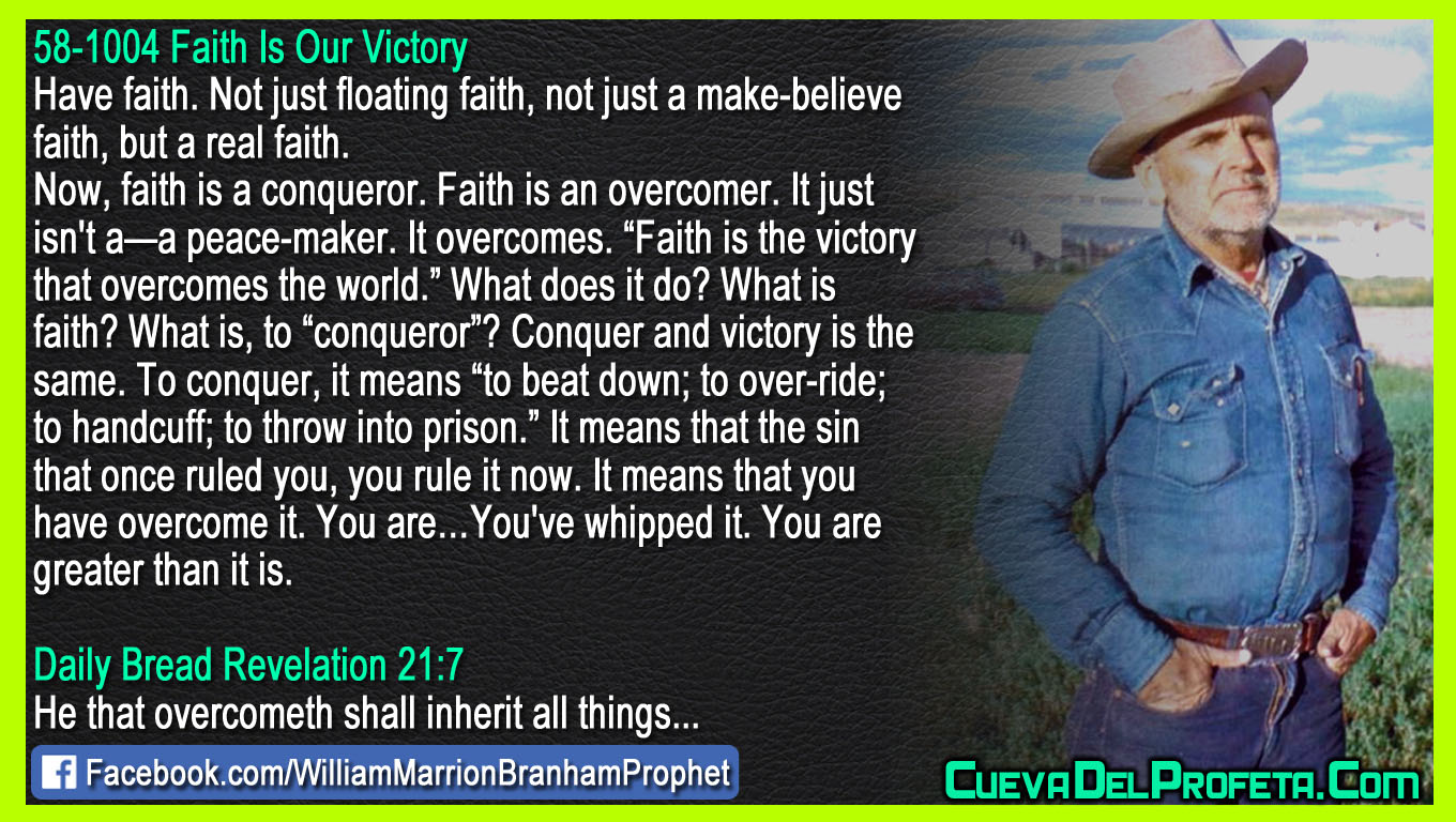 What is faith? | Mensajes de William Branham