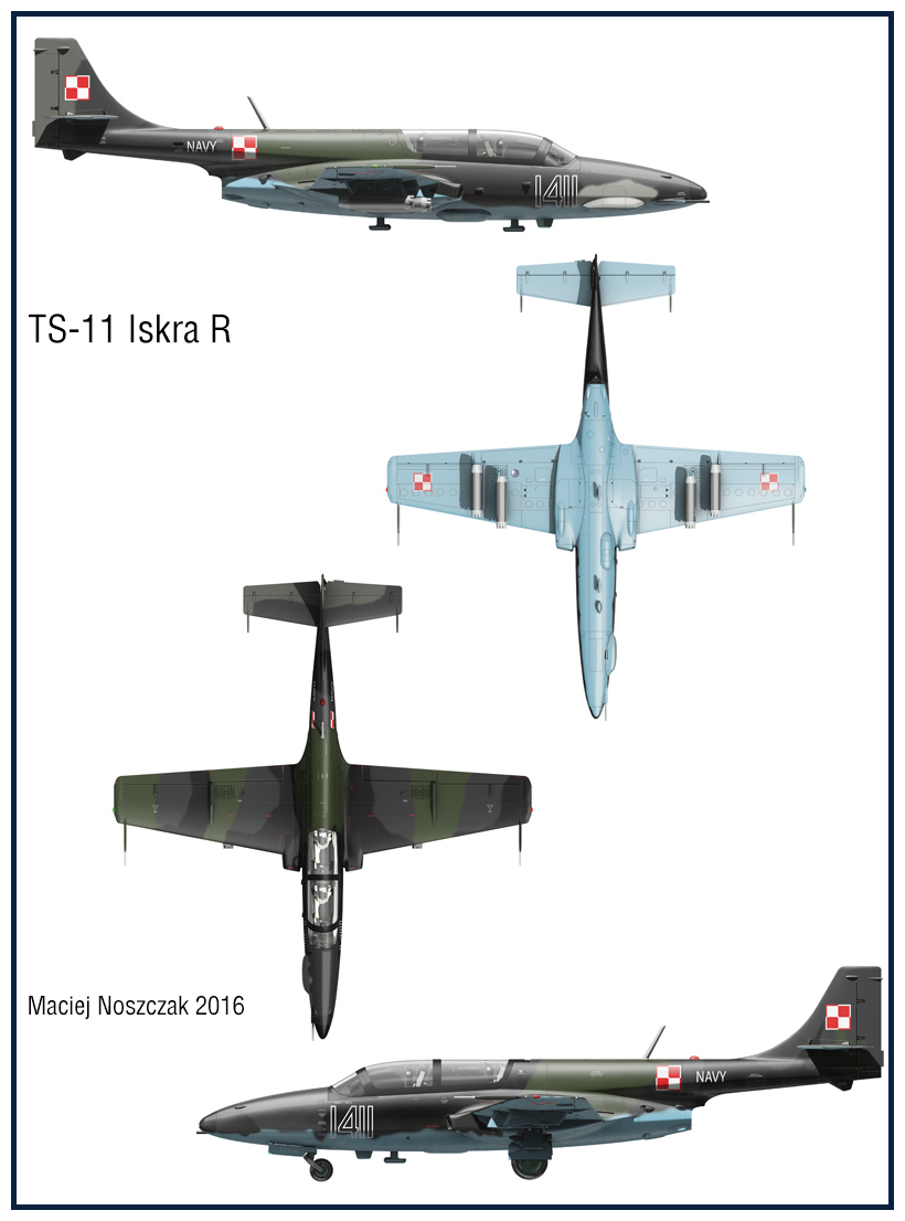 Aviation art made by Maciej Noszczak: PZL TS-11 Iskra